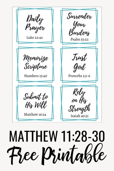 7 Free Printable Bible Verses